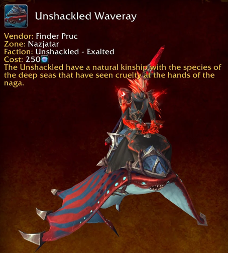 Every Mount You Can Unlock with BFA Timewalking in WoW Patch 11.1.7